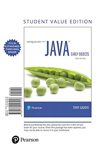 Starting Out with Java: Early Objects by Tony Gaddis | Goodreads