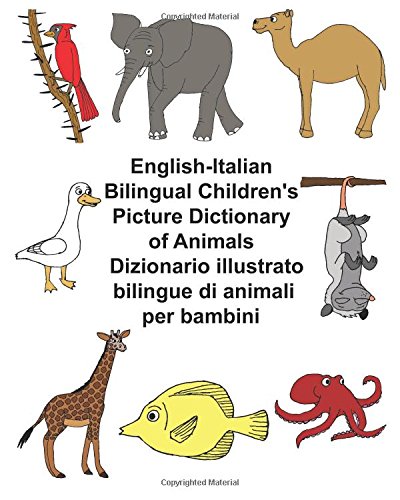 English-Italian Bilingual Children's Picture Dictionary of Animals ...