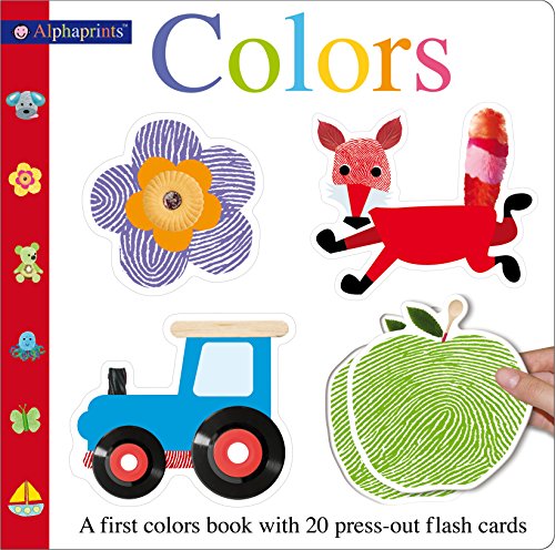Alphaprints Colors Flash Card Book: A First Colors Book with 20 Press ...