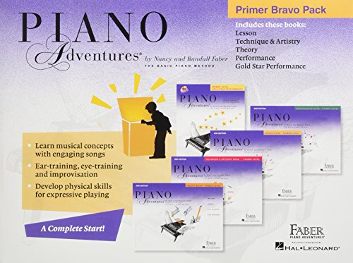 Piano Adventures Primer Bravo Pack: 5-Book Pack by Nancy Faber | Goodreads