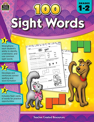 100 Sight Words, Grades 1–2 from Teacher Created Resources by Erica N ...