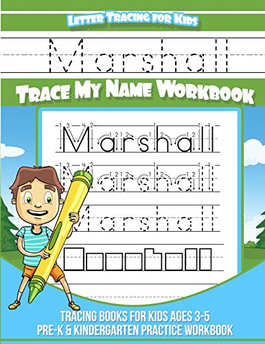 Marshall Letter Tracing for Kids Trace my Name Workbook: Tracing Books ...