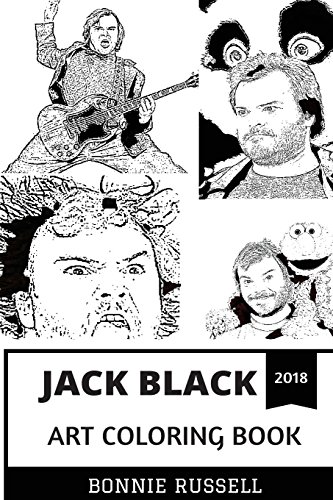 Jack Black Art Coloring Book: Tenacious D Superstar and World Class ...