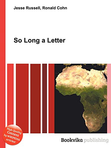 So Long a Letter by Jesse Russell | Goodreads