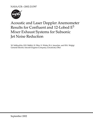 Acoustic and Laser Doppler Anemometer Results for Confluent and 12 ...