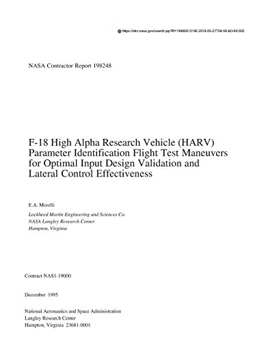 F-18 High Alpha Research Vehicle (Harv) Parameter Identification Flight ...