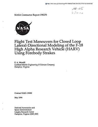 Flight Test Maneuvers for Closed Loop Lateral-Directional Modeling of ...