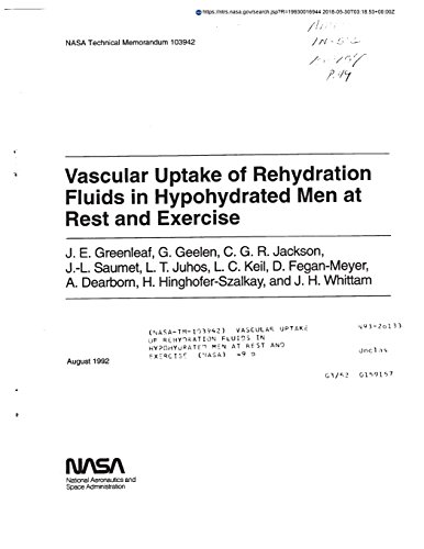 Vascular Uptake of Rehydration Fluids in Hypohydrated Men at Rest and ...