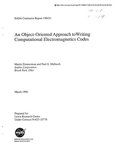 An Object Oriented Approach To Writing Computational Electromagnetics