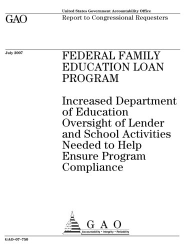 Federal Family Education Loan Program: Increased Department of ...