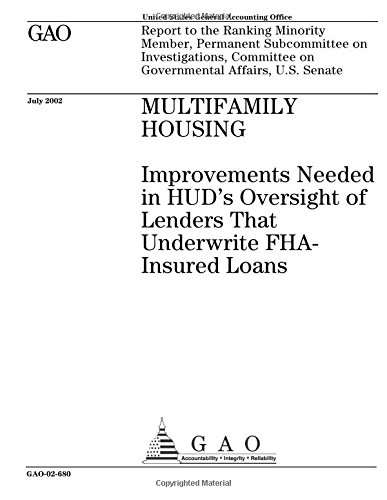 Multifamily Housing: Improvements Needed in Hud's Oversight of Lenders ...