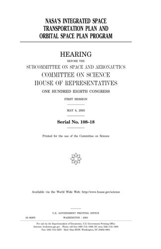 Nasa's Integrated Space Transportation Plan and Orbital Space Plan [i.E ...