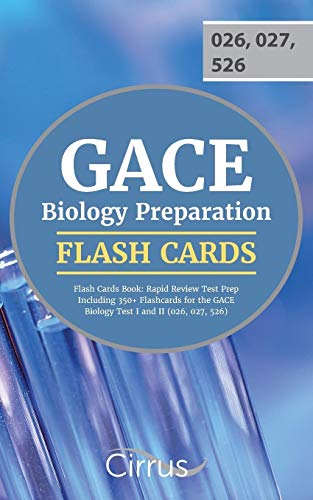 GACE Biology Preparation Flash Cards Book: Rapid Review Test Prep ...