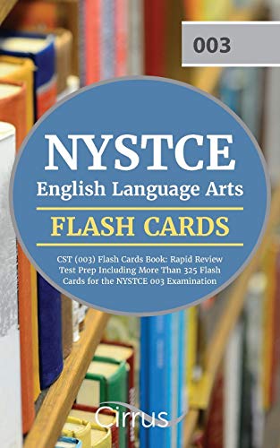 NYSTCE English Language Arts CST (003) Flash Cards Book: Rapid Review ...