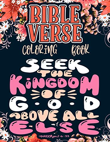Bible Verse Coloring Book: A Christian Coloring Book: Inspirational ...