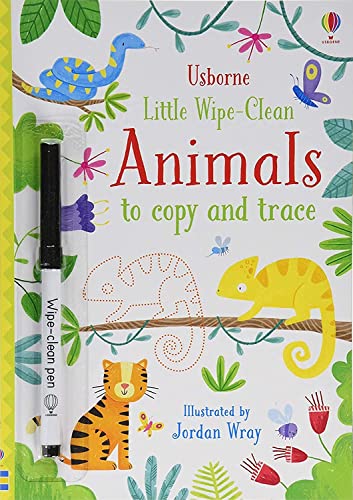 Little Wipe-Clean - Animals to Copy and Trace by Kirsteen Robson ...