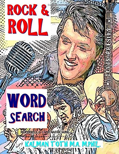 Rock & Roll Word Search: 133 Extra Large Print Music Themed Puzzles by ...