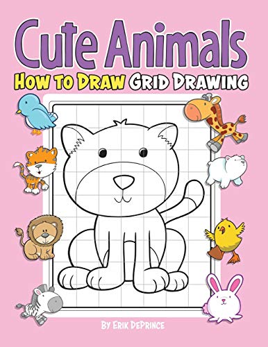Cute Animals How to Draw Grid Drawing: Cute Animals How to Draw Grid ...