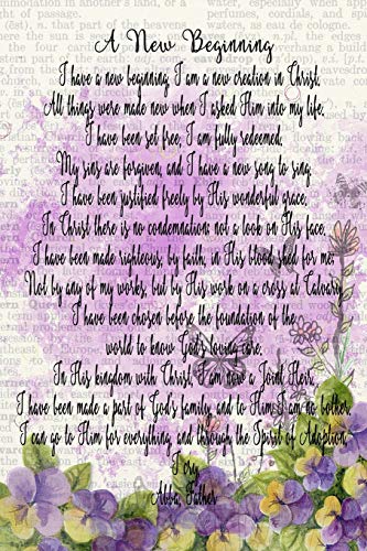 A New Beginning Journal: 6x9 Blank Lined 120 Page Journal for New ...