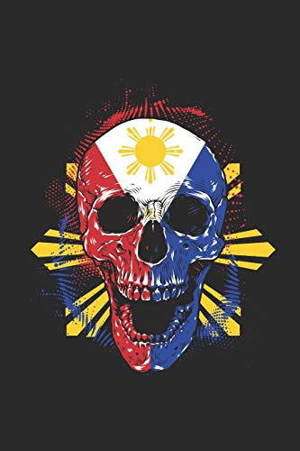 Filipino Skull: Small Lined Notebook - Gift Idea for Philippines ...