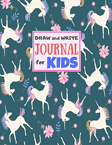 Draw and Write Journal for Kids: Cute Unicorn Matte Cover Design for ...