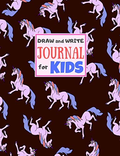 Draw and Write Journal for Kids: Cute Unicorn Matte Cover Design for ...