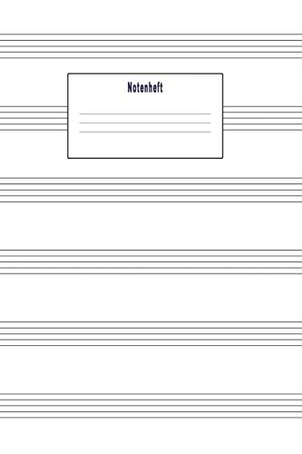 Notenheft: Ein mit Liebe gestaltetes Notenheft für die täglichen ...