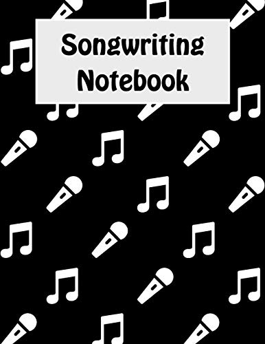 Songwriting Notebook: Treble Clef Sheet Music and Lyric Journal For ...