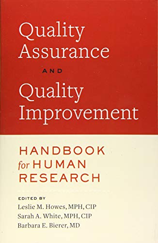 Quality Assurance and Quality Improvement Handbook for Human Research ...