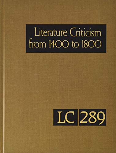 Literature Criticism from 1400 to 1800: Critical Discussion of the ...
