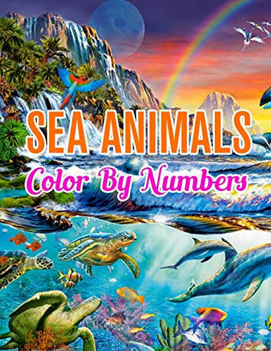 Sea Animals Color by Numbers: Sea Animals Color by Number Coloring Book ...
