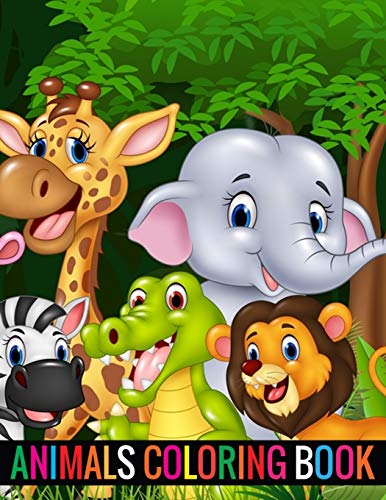 Animals Coloring Book: Animals Coloring Children Activity Books Boys ...