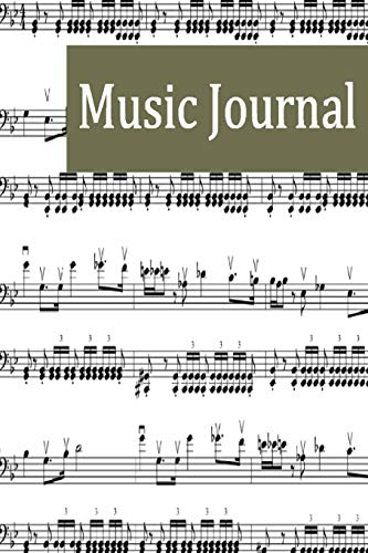 Music Journal: Musician Notebook/Planner 3, 120 Pages, by Penelope E ...