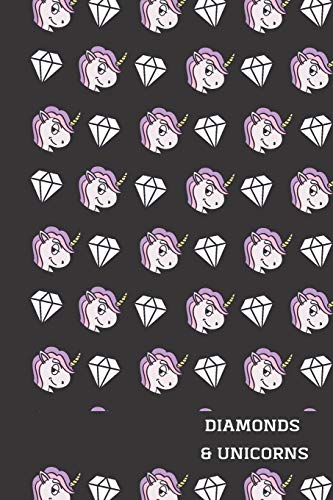 Diamonds & Unicorns: small lined Diamonds Notebook / Travel Journal to ...
