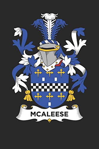 McAleese: McAleese Coat of Arms and Family Crest Notebook Journal by ...
