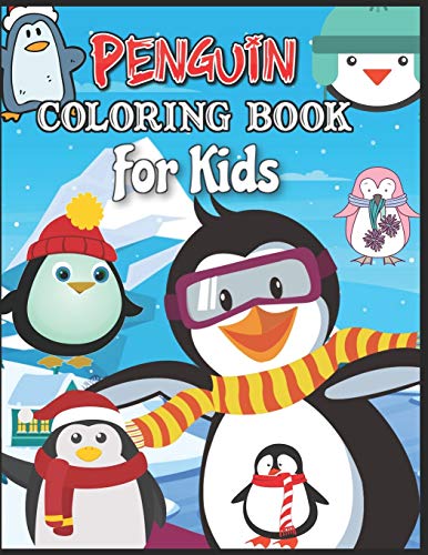 Penguin Coloring Book for kids: Penguin Jumbo Coloring Book With High ...