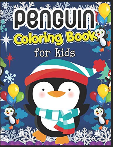 Penguin Coloring Book for kids: Penguin Jumbo Coloring Book For Kids ...