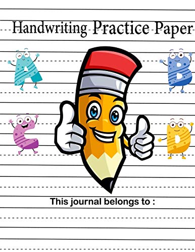 Handwriting Practice Paper: Wide ruled Handwriting Book For Kids.For ...