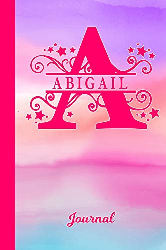 Abigail Journal: Letter a Personalized Name Diary & Writing Notebook ...