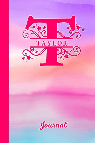 Taylor Journal: Letter T Personalized First Name Diary & Writing ...