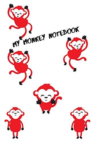 My Monkey Notebook: Cute Monkey Journal / Notebook by Animaltime ...