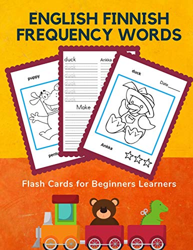 English Finnish Frequency Words Flash Cards for Beginners Learners ...