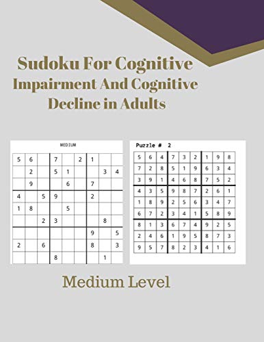Sudoku For Cognitive Impairment And Cognitive Decline in Adults: Medium ...
