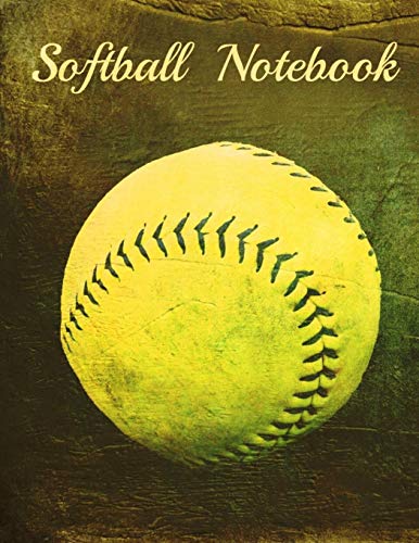 Softball Notebook: Wide Ruled Notebook (Journal, Composition Book) by ...