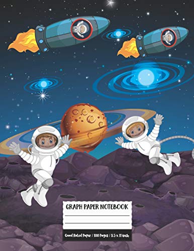 Graph Paper Notebook Quad Ruled 100 Pages 8.5 x 11 Inch: Squared Grid ...