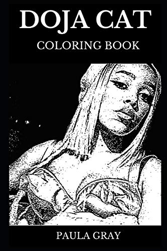 Doja Cat Coloring Book: Legendary Psychedelic and Famous Hip Hop ...