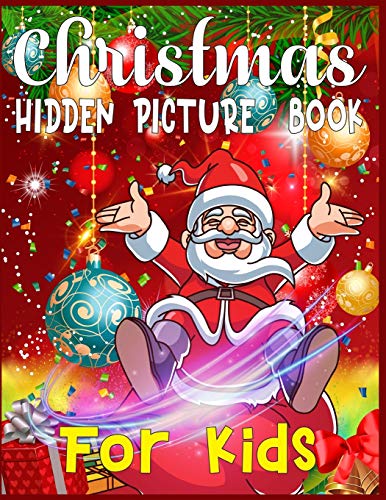 Christmas Hidden Picture Book For Kids: Christmas Hunt Seek And Find ...