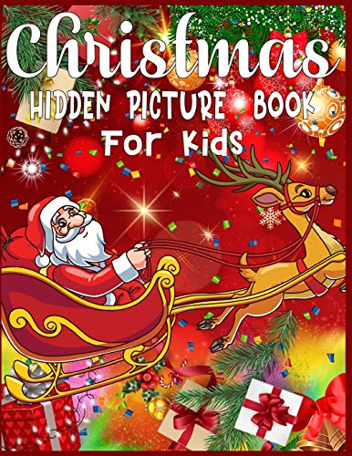 Christmas Hidden Picture Book For Kids: Christmas Hunt Seek And Find ...