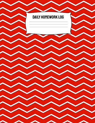 Daily Homework Log: Monthly School Calendar and Homework Organizer ...
