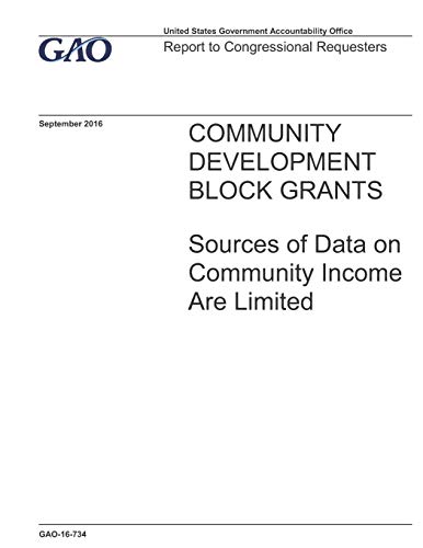 Community Development Block Grants: Sources of Data on Community Income ...